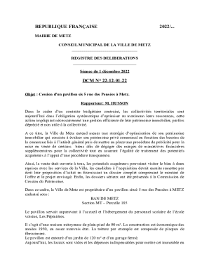 Remplissable En Ligne DCM N 22-12-01-22 Fax Email Imprimer - pdfFiller