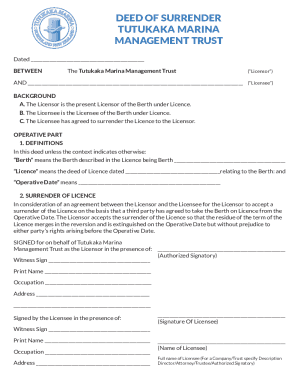 Fillable Online DEED OF SURRENDER.ai Fax Email Print - pdfFiller