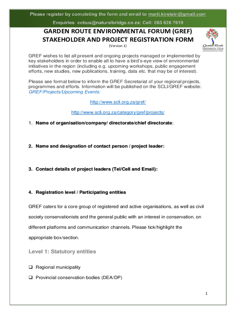 Fillable Online ESS10: Stakeholder Engagement and Information Disclosure Fax Email Print - pdfFiller