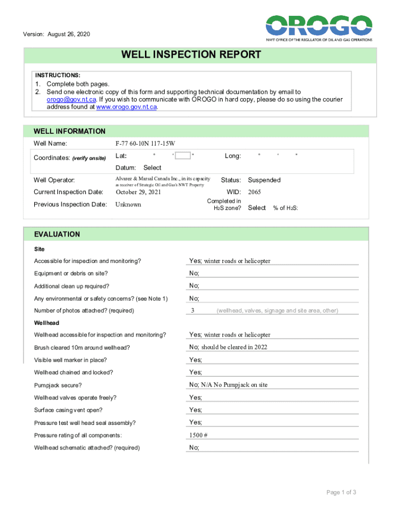 Fillable Online Form NG 4670-7 - WJHTC Inspection Forms Fax Email Print ...