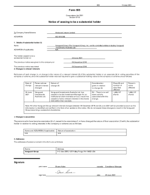 Fillable Online Form 605 Aristocrat Leisure (Interim Part 1 of 2) Fax ...