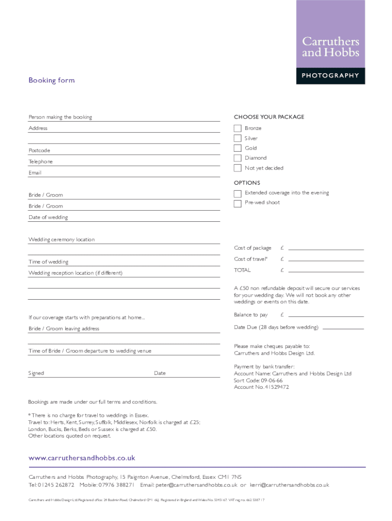 Fillable Online How to Book a Wedding Venue: Your Ultimate Checklist ...