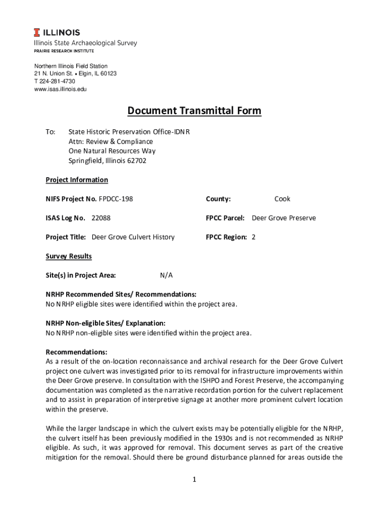 Fillable Online Contact Us - Illinois State Archaeological Survey Fax Email Print - pdfFiller