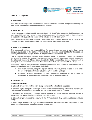 Fillable Online School Policy template Fax Email Print - pdfFiller