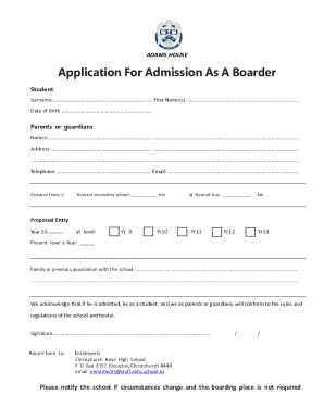 Fillable Online Hotchkiss Admission Inquiry Form Fax Email Print ...