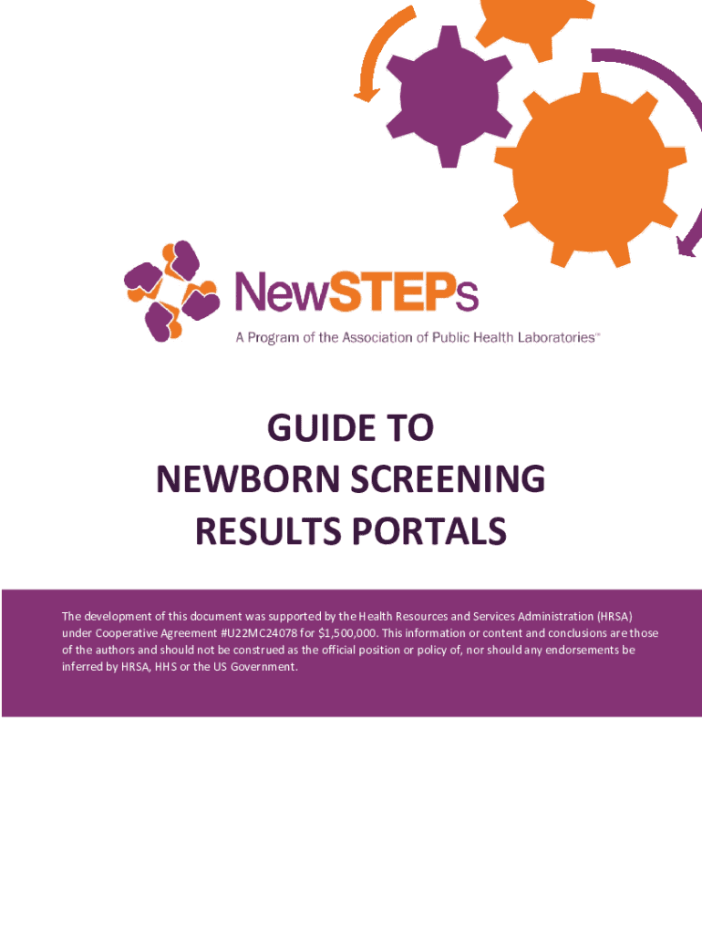 Fillable Online GAO-03-449, Newborn Screening: Characteristics of State ...