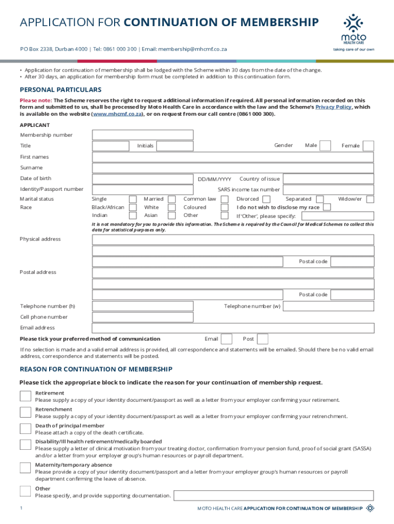 Fillable Online CONTINUATION FORM Fax Email Print - pdfFiller
