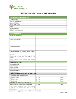 Fillable Online SF Outdoor Event Planning & Permitting Guide Fax Email ...