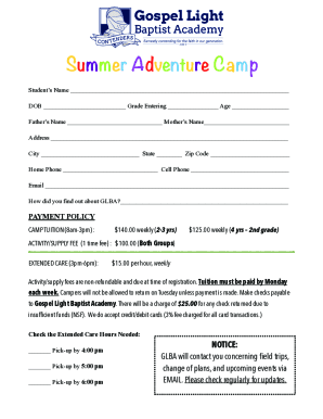 Fillable Online Summer-Camp-Forms.pdf - Harrisonburg Fax Email Print ...