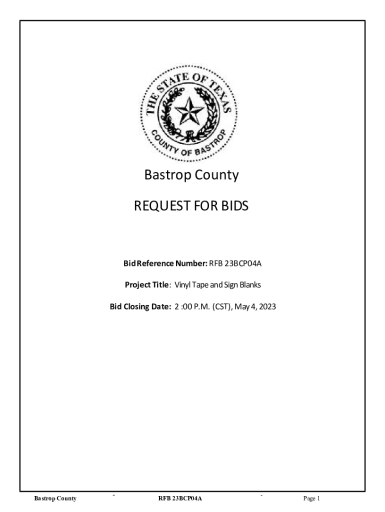 Fillable Online Tabulation of Bids for Project RMC - 643974001 Fax ...