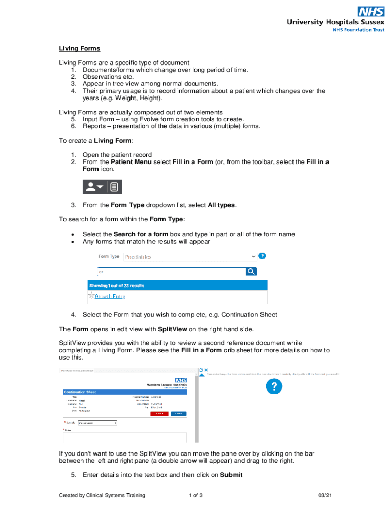 Fillable Online Living Forms Fax Email Print - pdfFiller