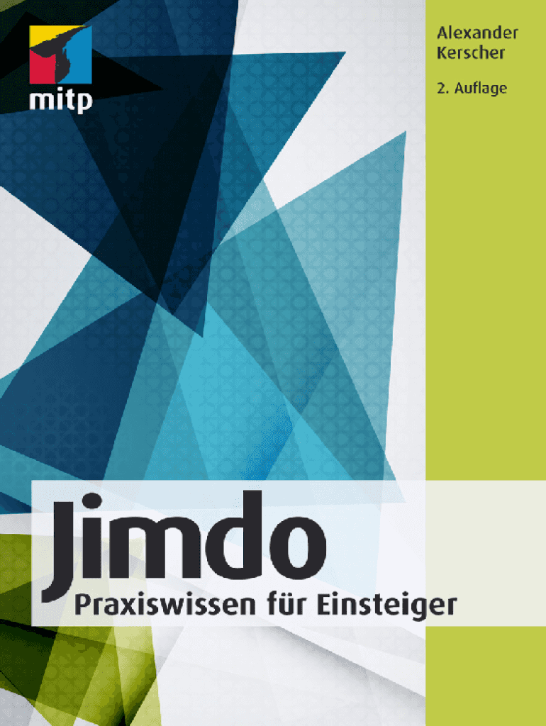 Ausfüllbar Online Was ist Jimdo Fax Email Drucken - pdfFiller