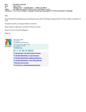 Fillable Online Date - Los Angeles City Planning Fax Email Print - pdfFiller