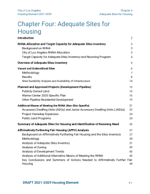 Fillable Online Creating a Stronger Housing Element: The Example of Los ...