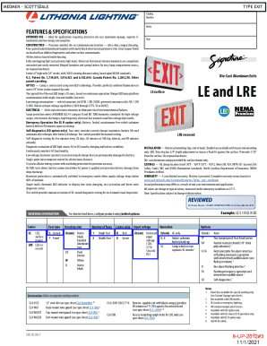 Fillable Online LIGHTING SUBMITTAL #1 Fax Email Print - pdfFiller