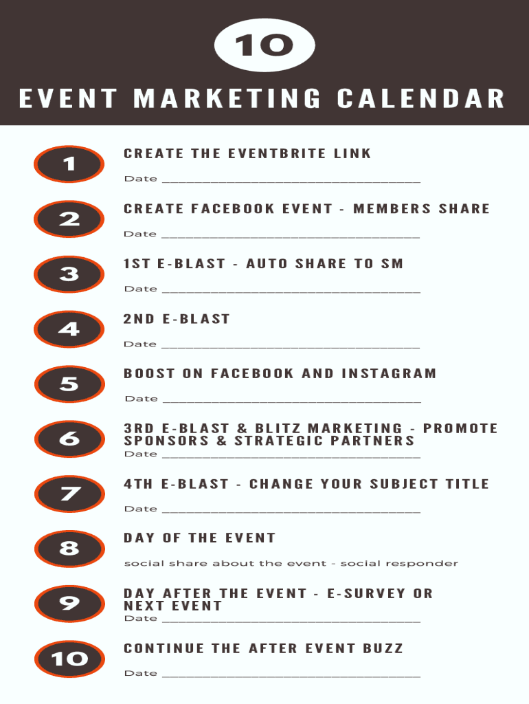 Fillable Online How to Promote an Event on Facebook in 21 Different ...