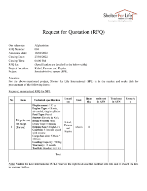 Fillable Online SAP Request for Quotation (RFQ) Tutorial Fax Email Print - pdfFiller