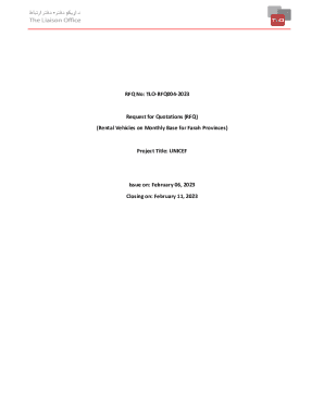 Fillable Online TLO-RFQ004-2023 Request for Quotations (RFQ) (Rental ...
