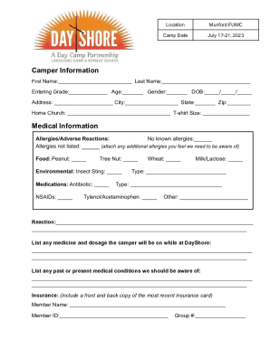 Fillable Online Mystery Island VBS Registration Form Fax Email Print ...