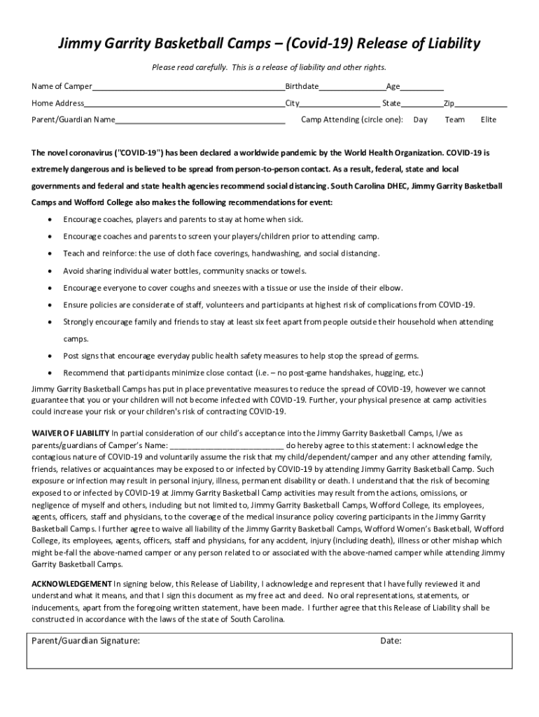 Fillable Online Jimmy Garrity - Head Women's Basketball Coach Fax Email ...