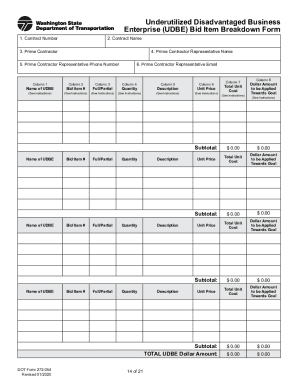 Fillable Online Bid Proposal Template - Sign Templates Fax Email Print ...