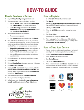 Fillable Online My Healthy Connection Patient Quick Start Guide Fax ...