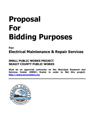 Fillable Online How to Create Electrical Proposal Templates That Win ...