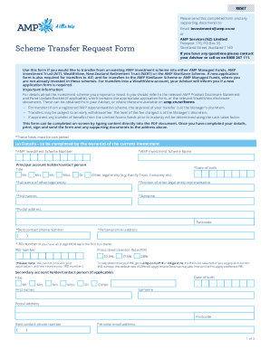 Fillable Online Scheme Transfer Request Form Fax Email Print - pdfFiller