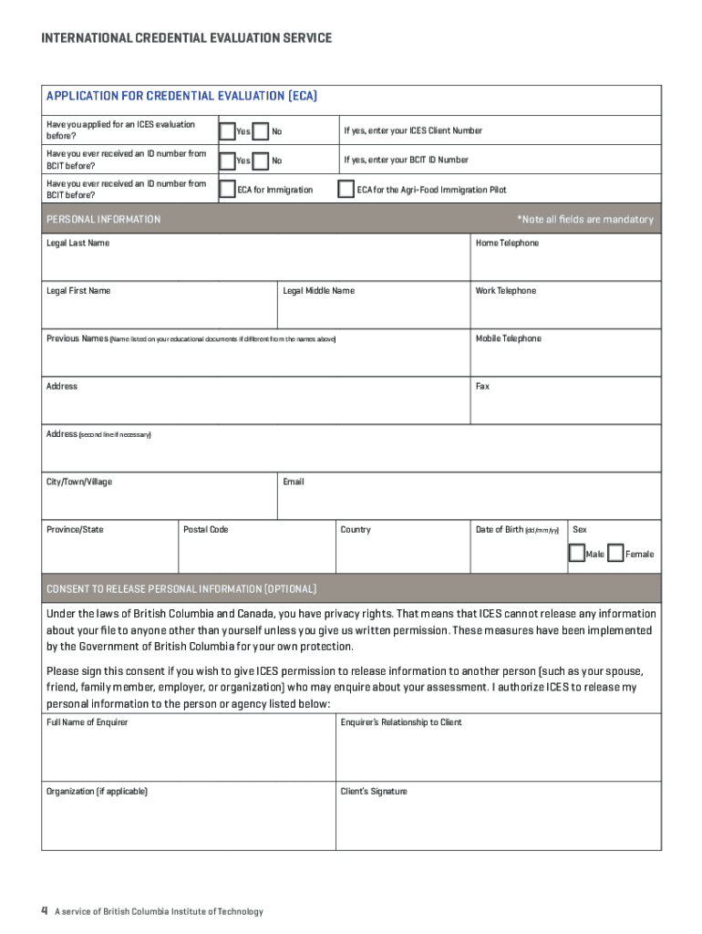 Fillable Online WES for Canada PR in 10 Steps: Best ECA ... Fax Email ...