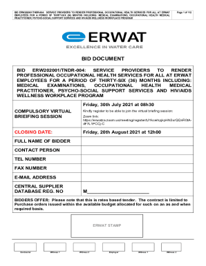 Fillable Online Service Providers to Render Professional Occupational ...