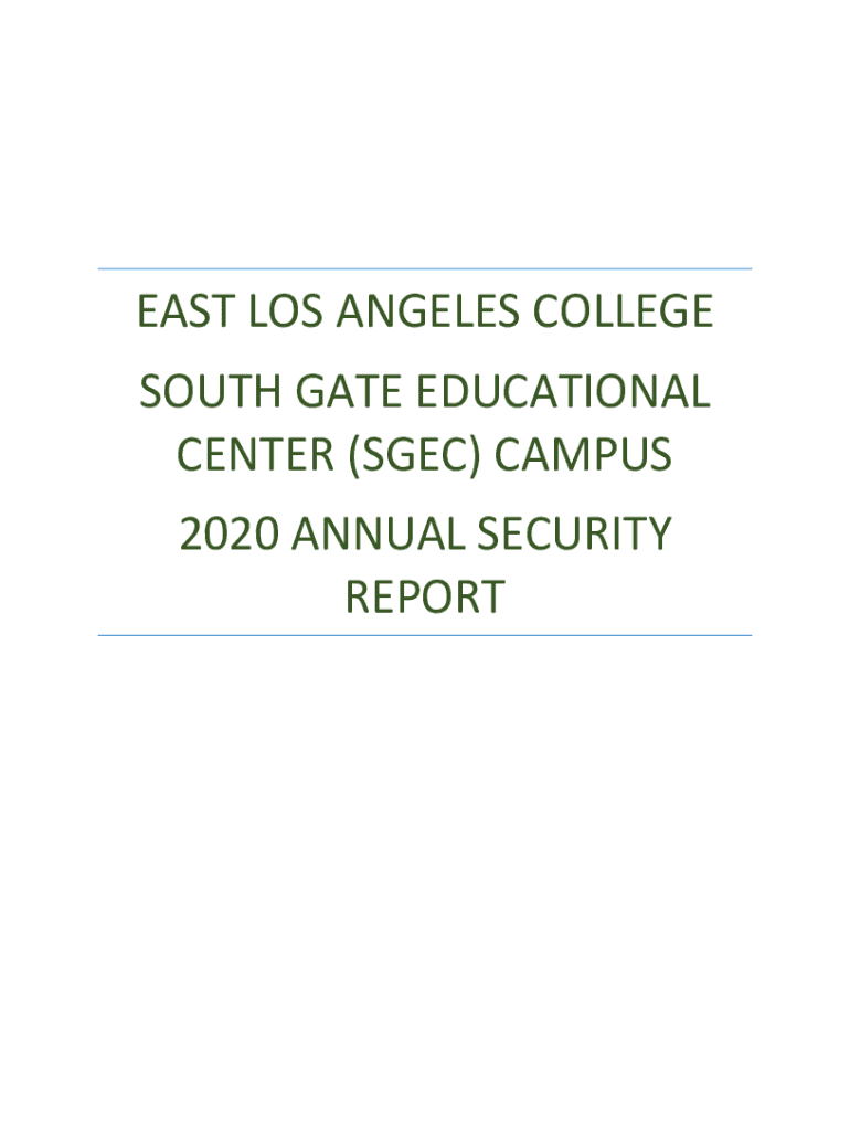 Fillable Online State Approves Status For ELAC South Gate Campus Fax ...