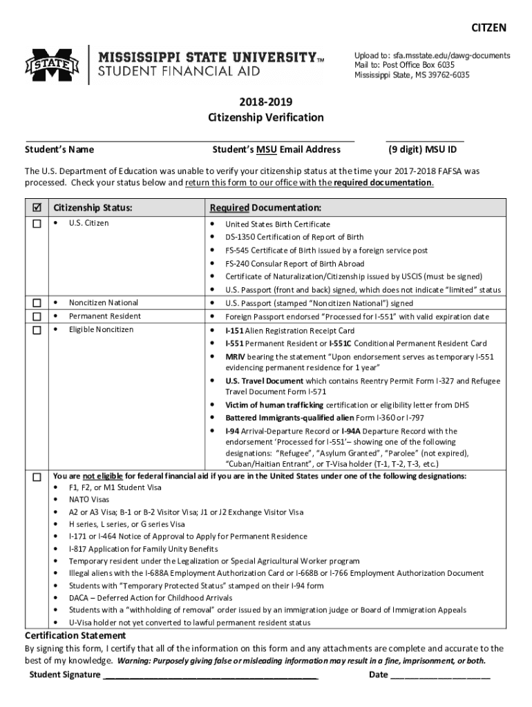 Fillable Online Department of Education was unable to verify your ...