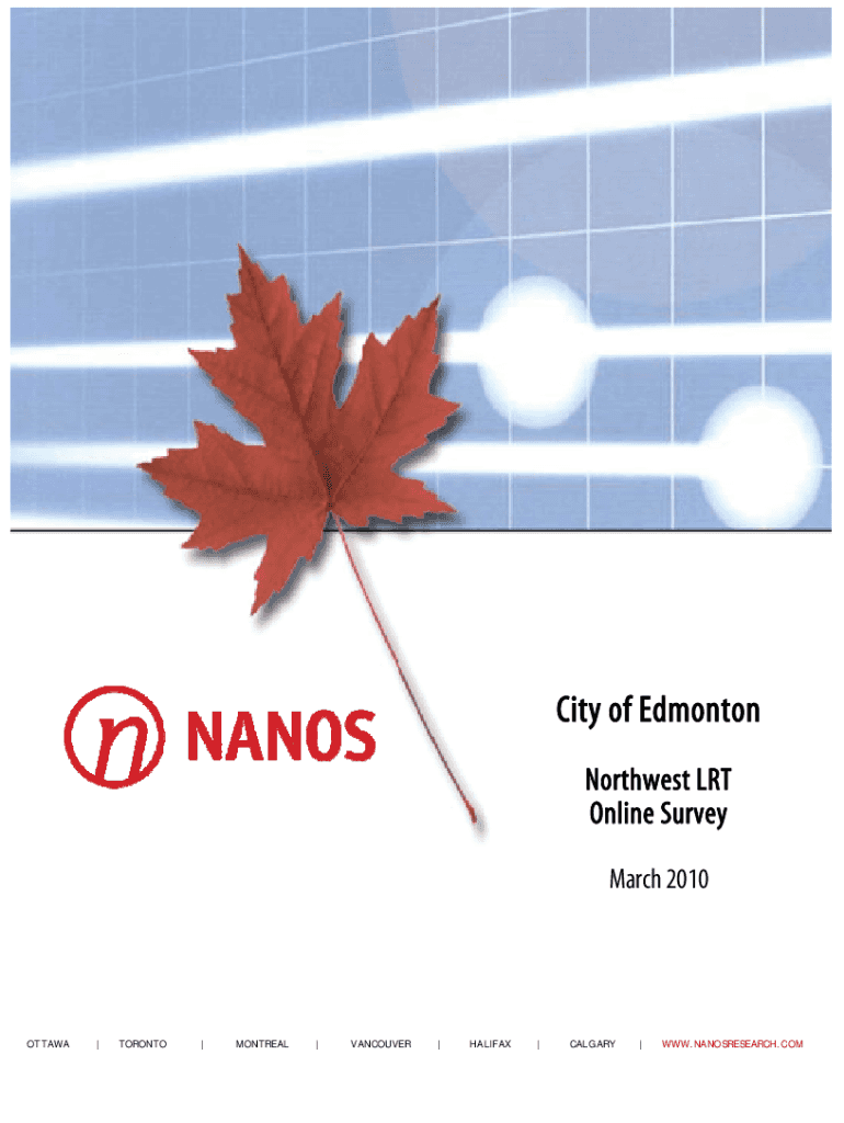 Fillable Online City of Edmonton - Local Government - The Metro NW and ...