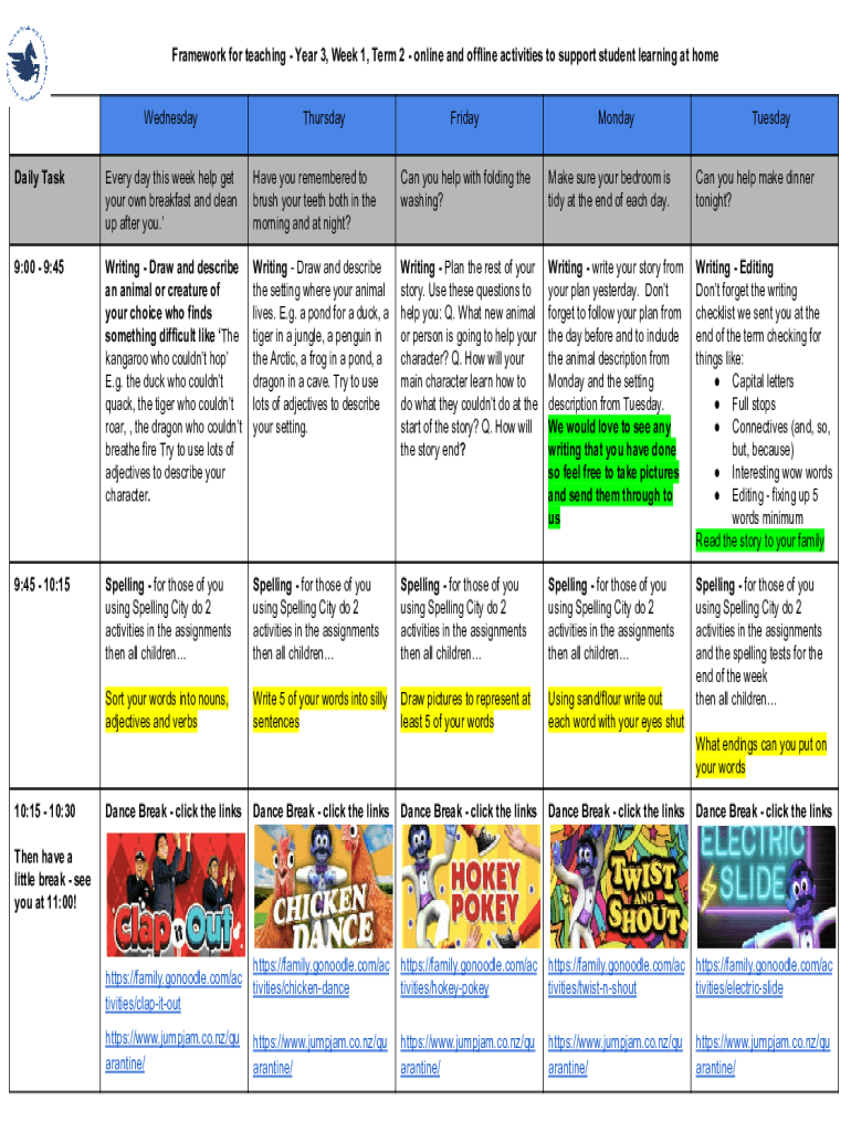 Fillable Online Jan Richardson Lesson Plan Template Fax Email Print 