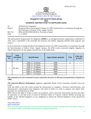 Request for quotations (rfq) and General instruction to ... Doc ...