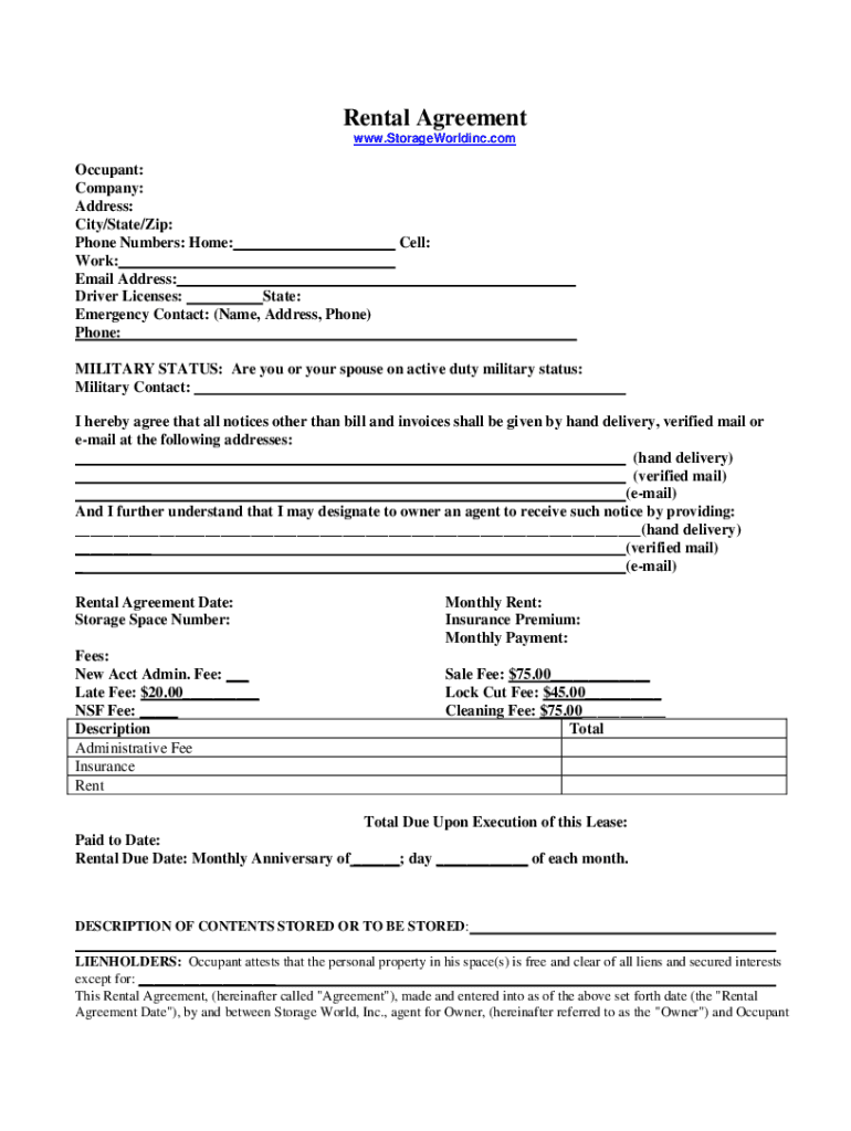 Fillable Online Occupant: Fax Email Print - pdfFiller