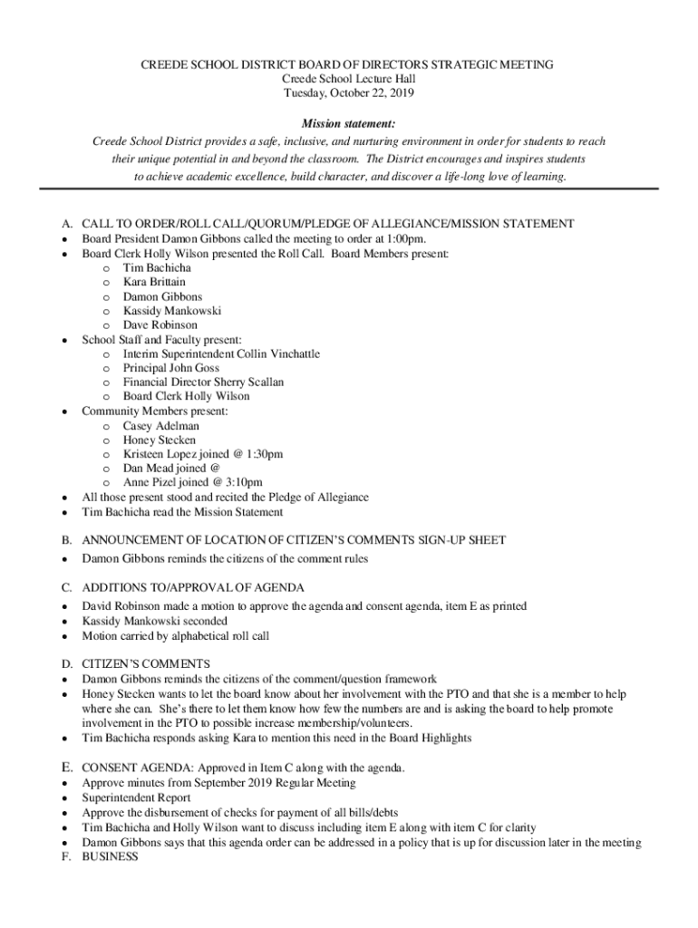 Fillable Online Page 1 of 4 Mission Statement: Creede School District ... Fax Email Print ...