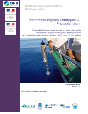 Remplissable En Ligne archimer ifremer Fascicule technique pour la mise ...