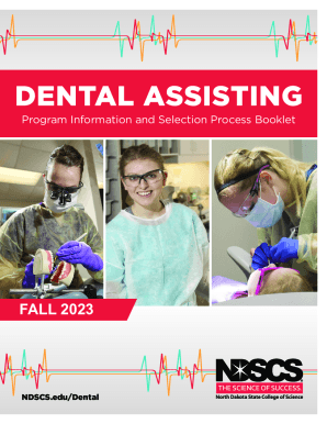 Fillable Online Dental Assisting Program Application Information Fax ...