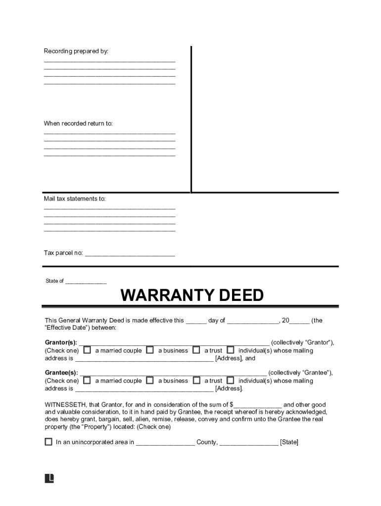 Fillable Online EXHIBIT A FORM OF DEED Sample Clauses Fax Email Print - pdfFiller