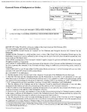 Fillable Online King's Bench Guide Fax Email Print - pdfFiller