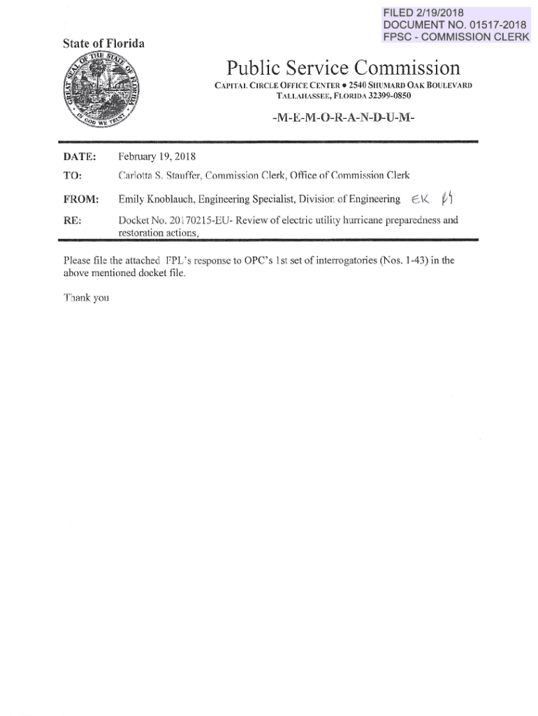 Fillable Online Florida Public Service Commission: Employee Directory ...