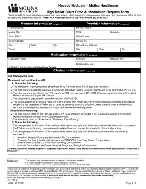 Fillable Online FA-159 High Dollar Claim Fax Email Print - pdfFiller