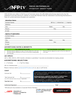Fillable Online How to Create Excel Order Form Fax Email Print - pdfFiller