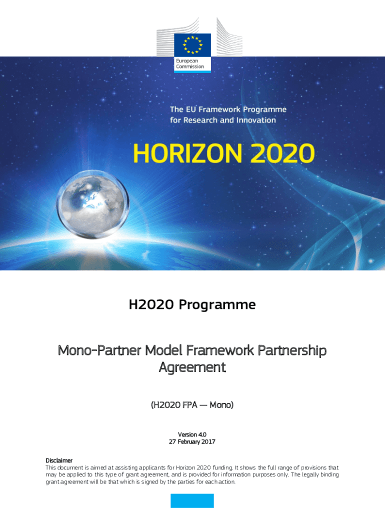 Fillable Online ec europa NEWS - New version of proposal templates in ...