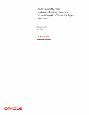 Fillable Online Oracle Financial Services Regulatory Reporting User ...