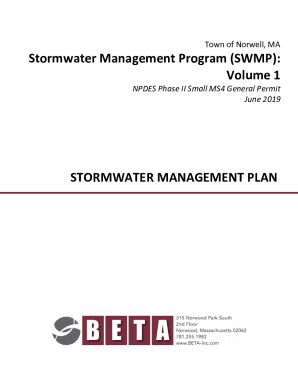 Fillable Online General Overview of the Stormwater Phase II Small MS4 ...