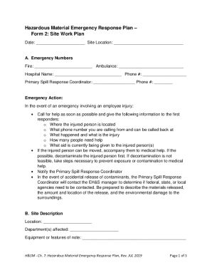 Fillable Online Hazardous Materials Business Plan Information Sheet Fax ...