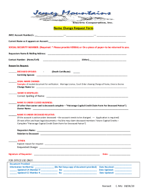 Fillable Online What form for social security name change? Fax Email ...