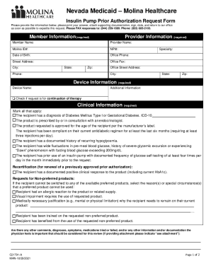 Fillable Online Molina Healthcare Medicaid Prior Authorization Guide ...